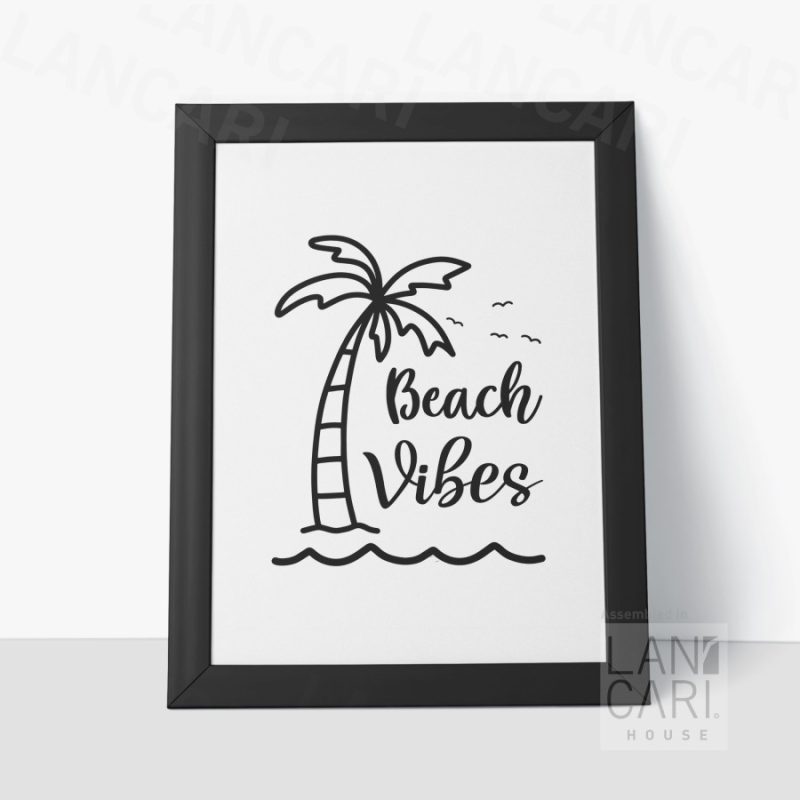 Dekorasi Beach Vibes Frame Pigura Bingkai Hiasan Dinding Rumah Pantai ...